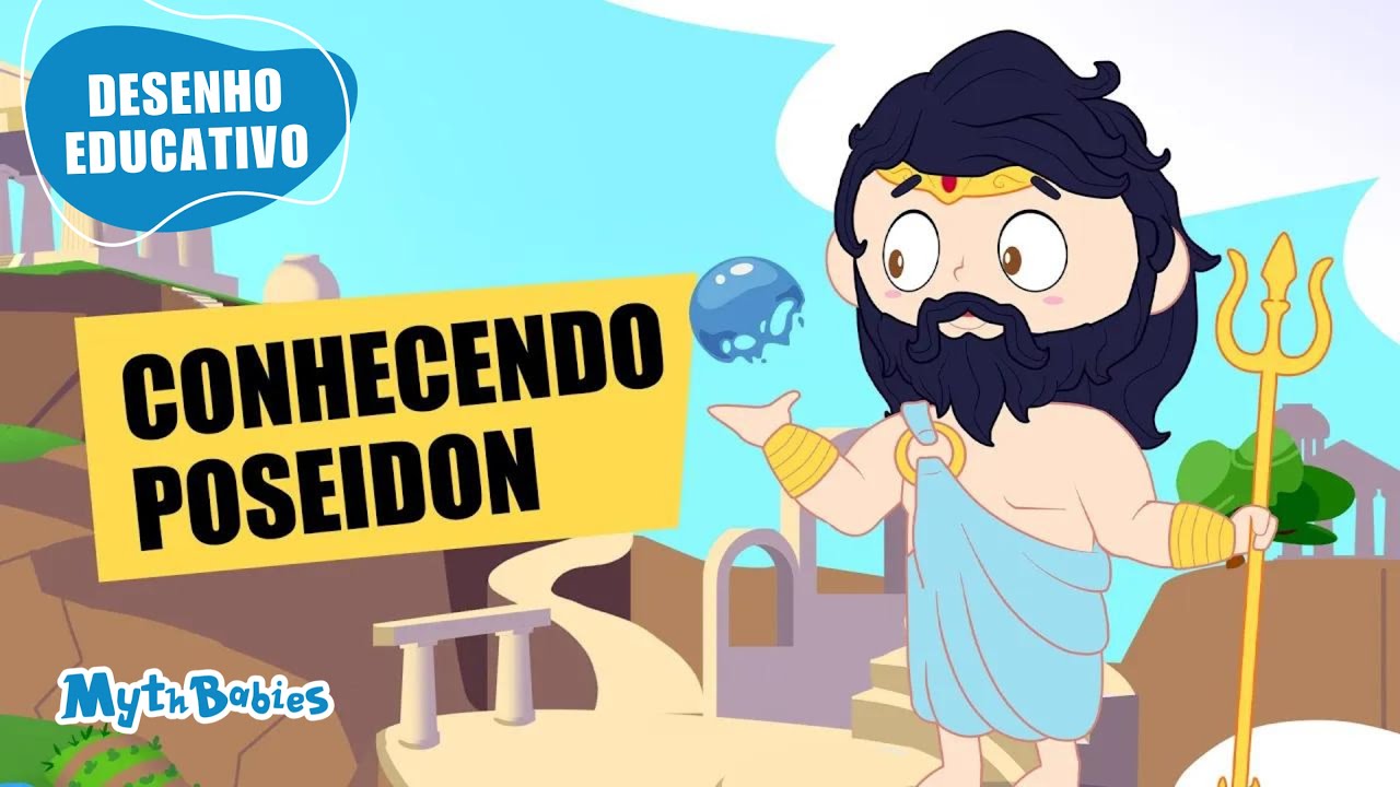 Conhecendo Poseidon [desenho educativo] | Myth Babies - Mitologia Grega ...