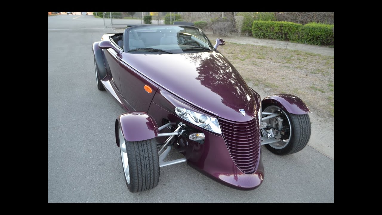 SOLD 1997 Plymouth Prowler Convertible Purple/Black for sale by ...