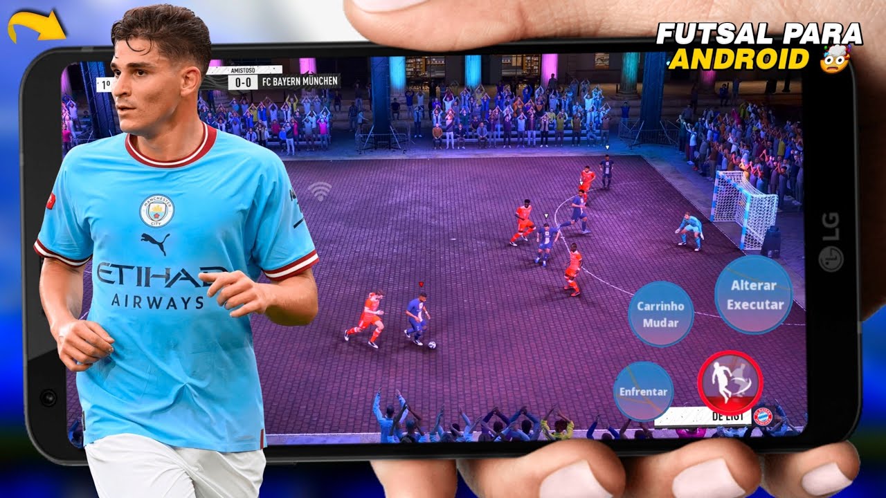 FINALMENTE ! JOGO DE FUTSAL 2023 PARA ANDROID COM GRÁFICOS DE CONSOLE ...