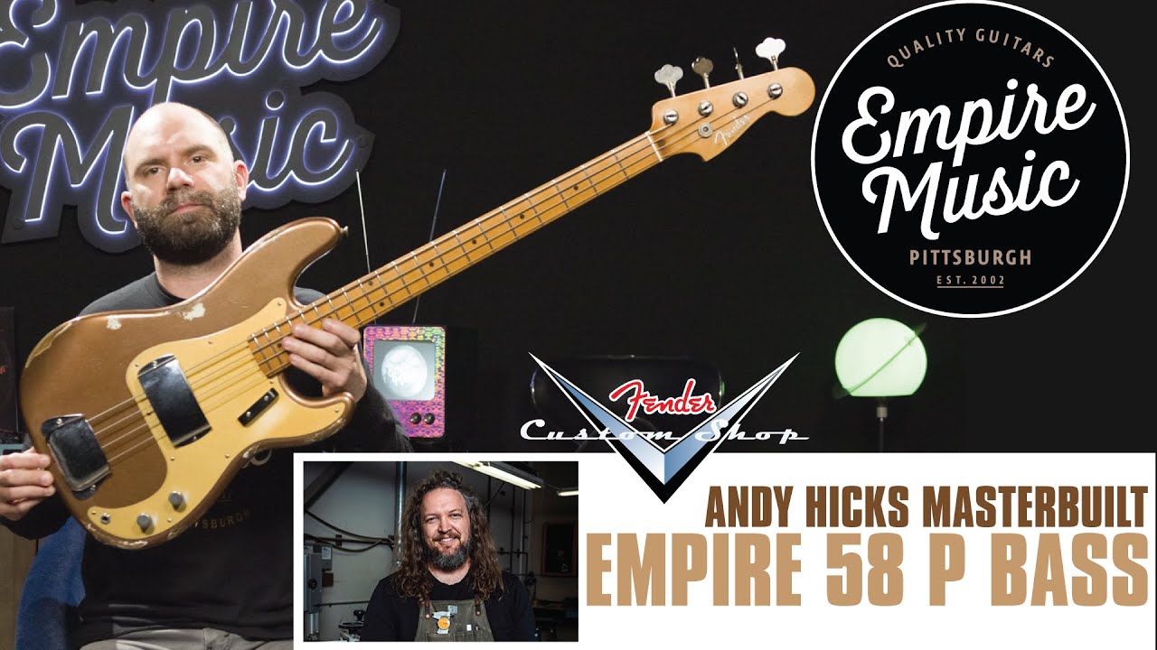 Andy Hicks Masterbuilt Empire 58 P Bass - EMPIRE MUSIC - YouTube
