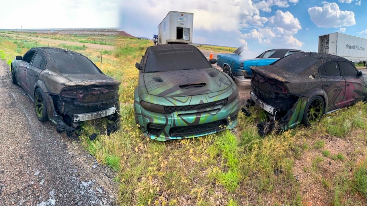 My Hellcat Redeye Caught On FIRE... - YouTube