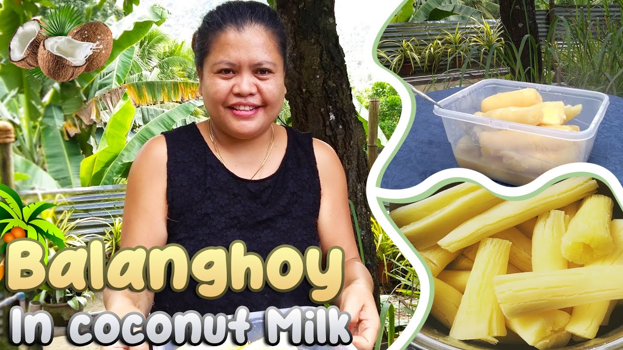 The Forgotten Filipino Delicacy: Balanghoy In Coconut Milk - YouTube