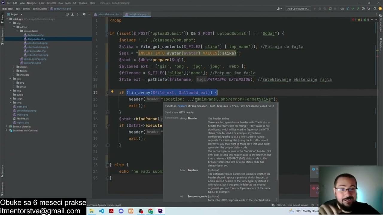 PHP Code review - proceduralni OOP - YouTube