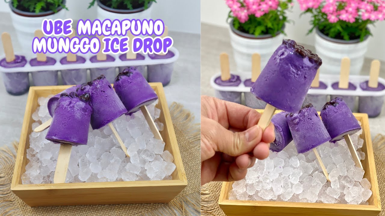 Ube Munggo with Macapuno Ice Drop | Pampawi ng init sa Tag-init - YouTube