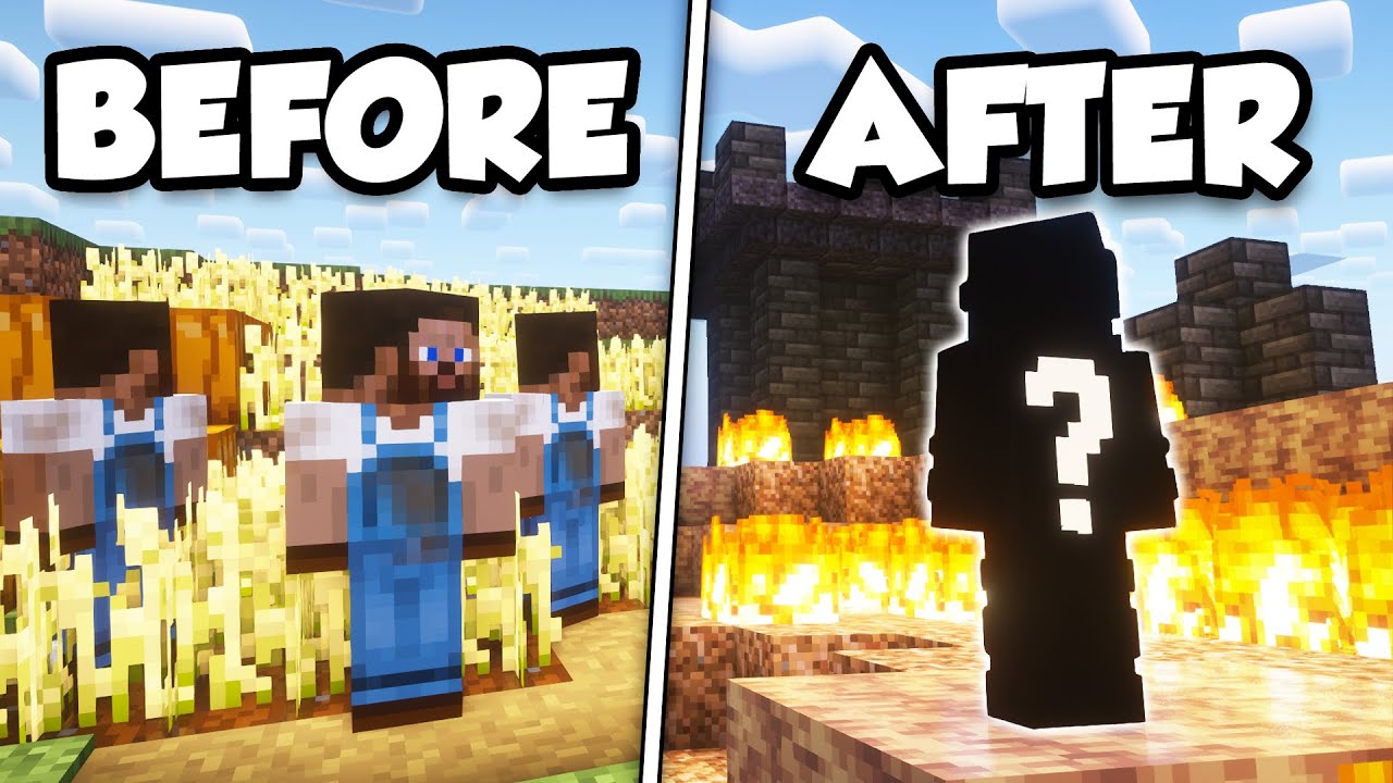 100 Players Simulate 'Last Man Standing' In Minecraft - YouTube