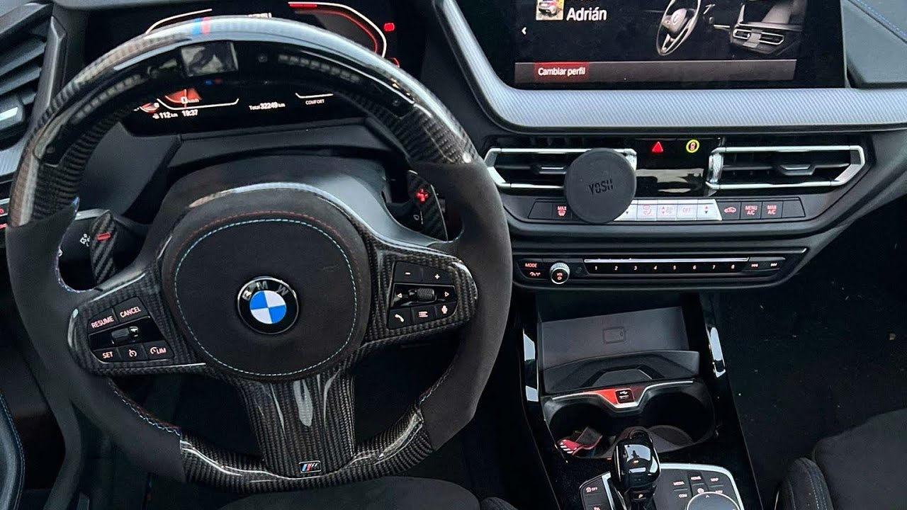 BMW M135i F40 Carbon Steering Wheel - Volante carbono pantalla led BMW ...