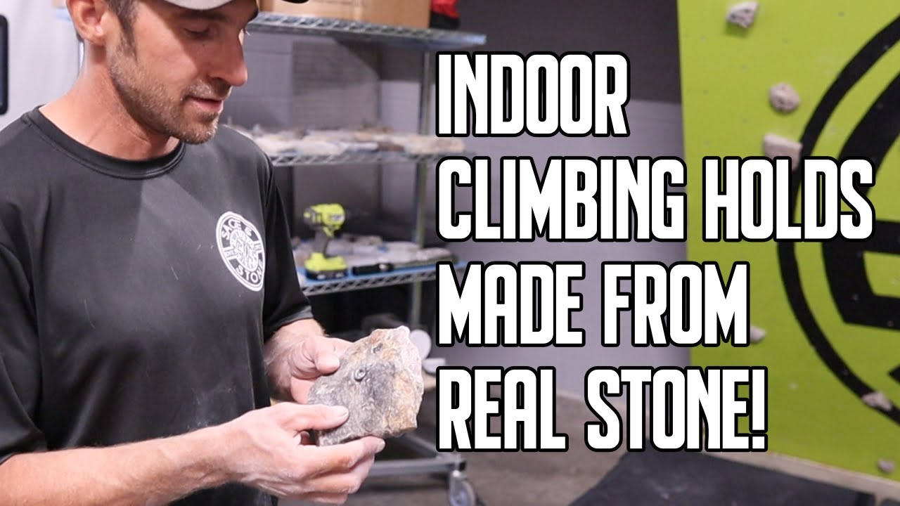 Climbing Holds made from ACTUAL ROCK! A visit to Real Stone Holds in ...