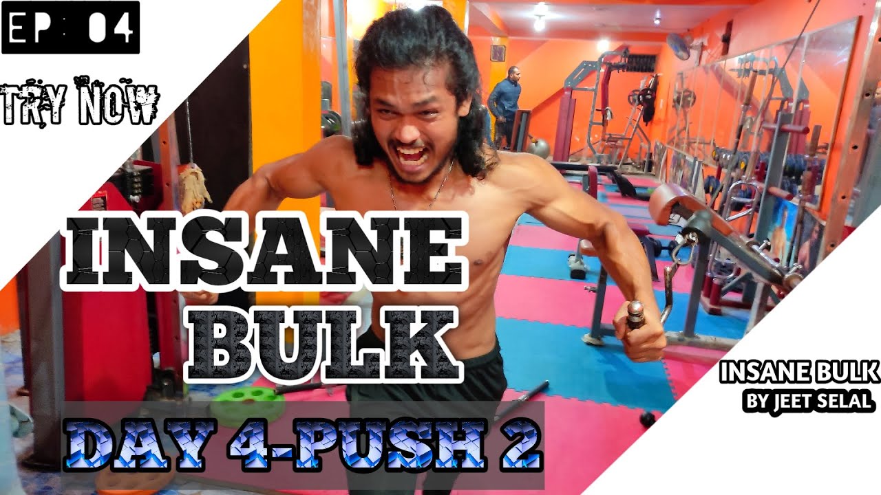 ROAD TO INSANE BULK | I Train Like @JeetSelalAesthetics | "DAY- 4 Push ...