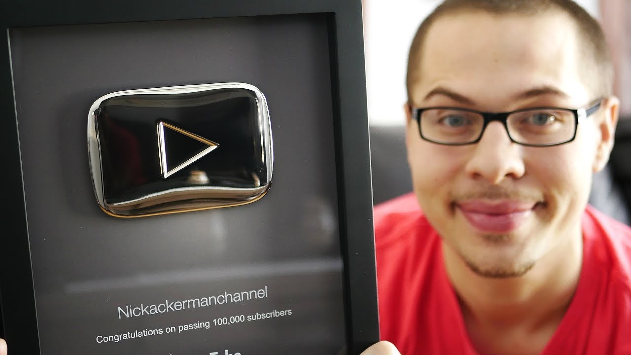 YOUTUBE SILVER PLAY BUTTON UNBOXING! THANK YOU! - YouTube
