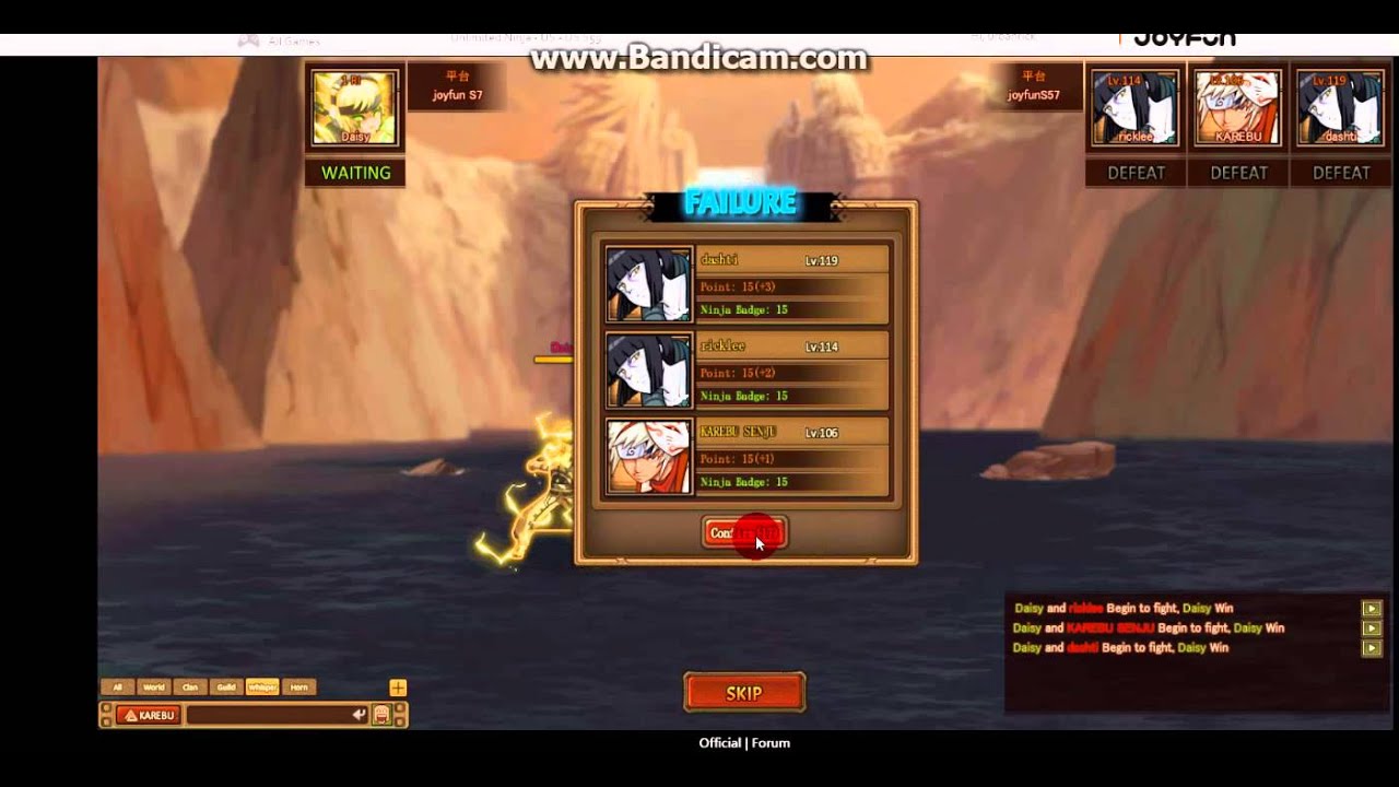 joyfun / unlimited ninja / tourney - YouTube