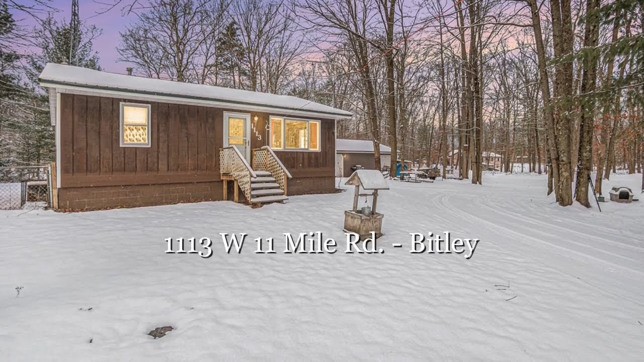 Listing For Sale: 1113 W 11 Mile Rd, Bitley, Michigan - YouTube