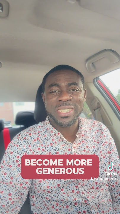 DO THIS IF YOU WANT TO BECOME MORE GENEROUS! #goals #financialgoals #generosity #sayinspires ...