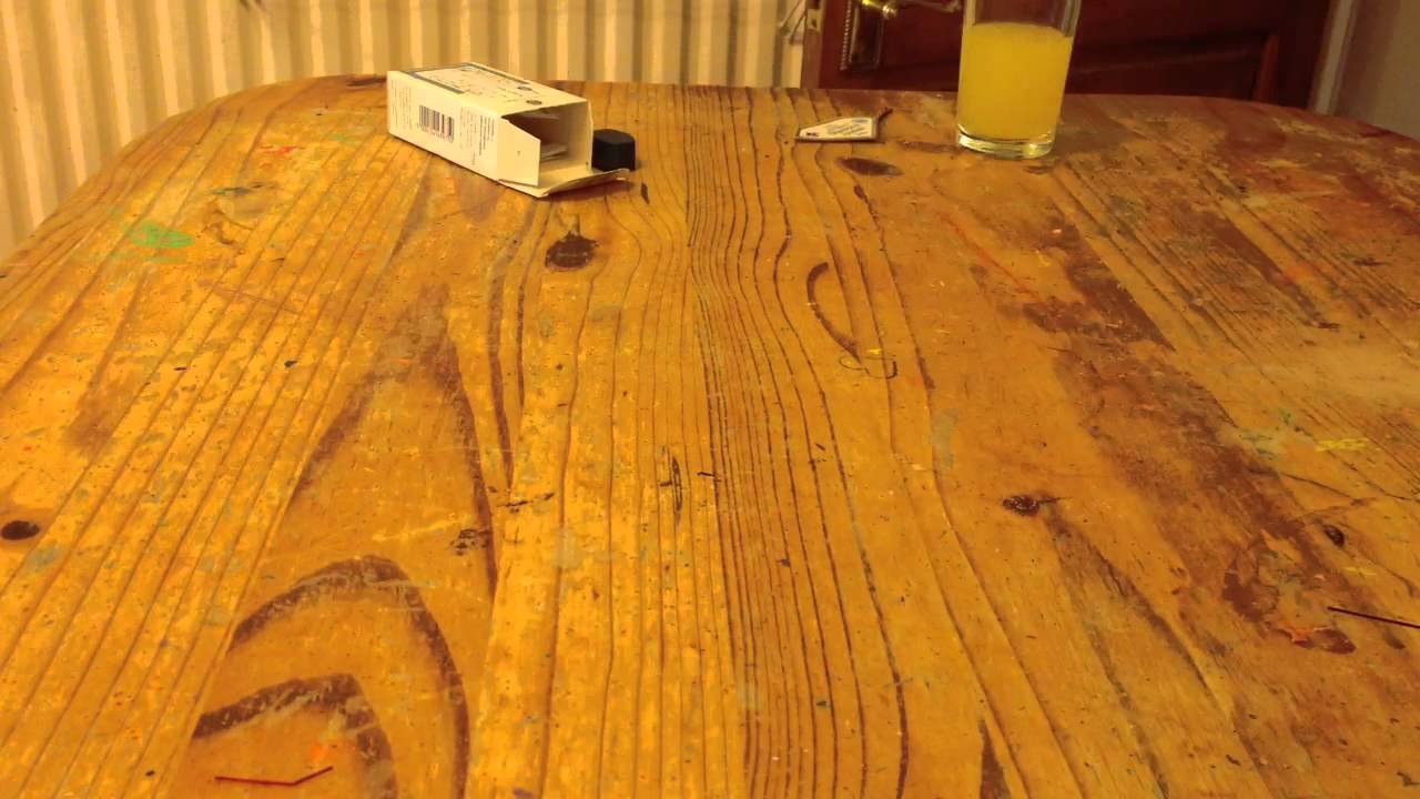 Self-clearing Table - YouTube