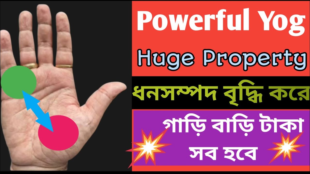 হাতের রেখায় লক্ষীনারায়ন যোগ | ধন-সম্পদ বৃদ্ধির সংকেত | Very Lucky ...