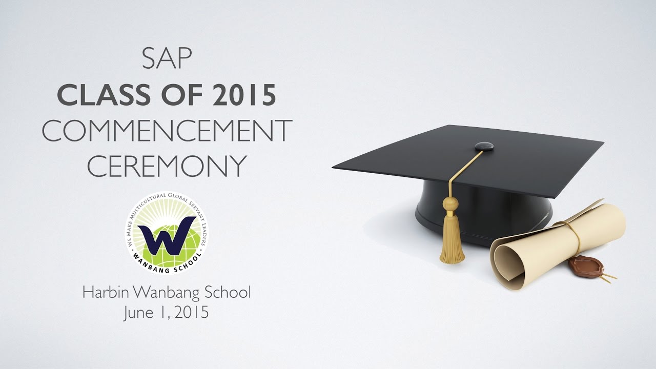 SAP Commencement 2015 - YouTube