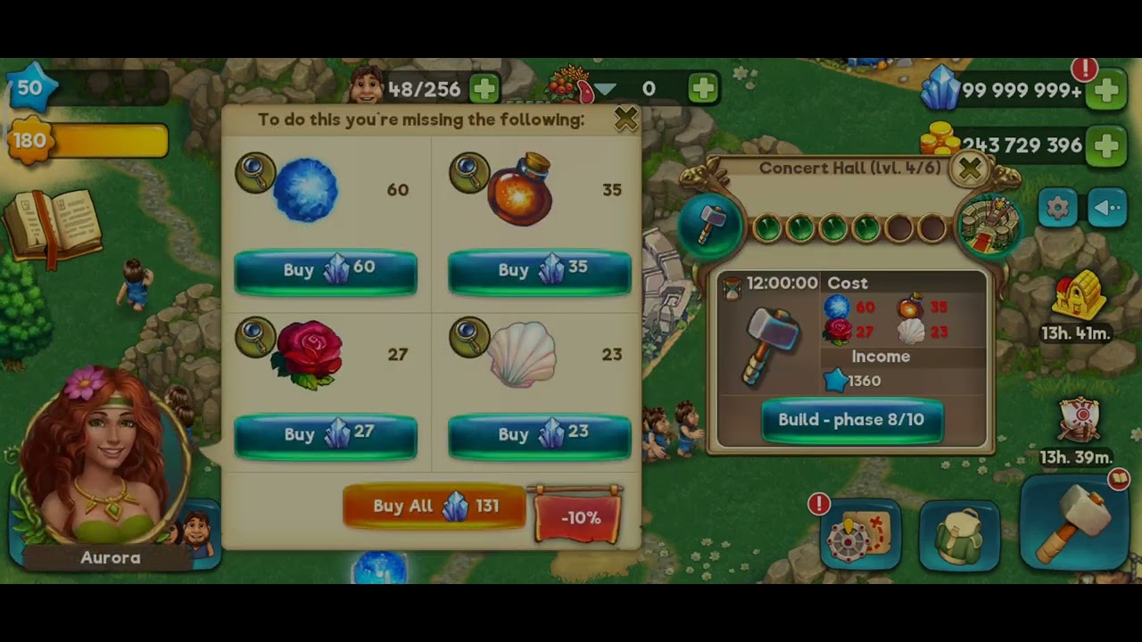 Concert Hall Building Items | The Tribez : Build a Village - YouTube