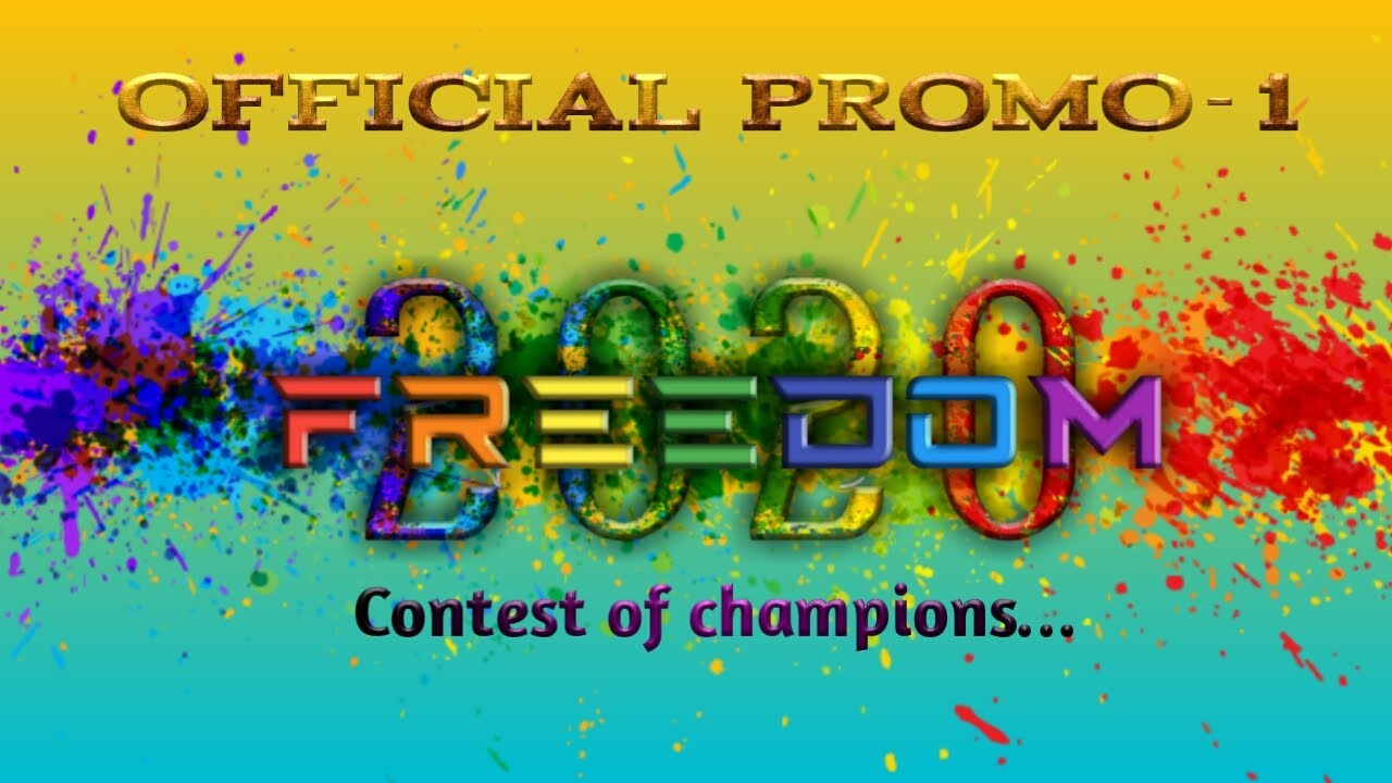 FREEDOM 2020 | OFFICIAL PROMO 1 | ADAC &RI | HC &RI(W) | TRICHY | TNAU ...