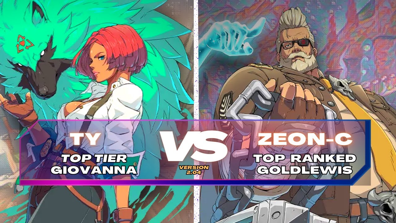 GGST TY (Top Tier Giovanna) vs ZeonC (Top Ranked Goldlewis) Guilty Gear ...