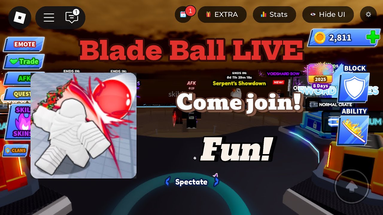 🔴 BLADE BALL LIVE | Playing RANKED and grinding ELO! - YouTube