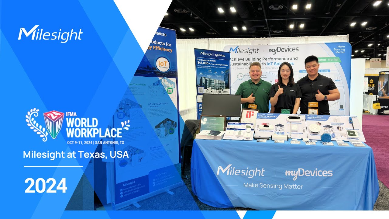Milesight‘s Moments at IFMA WORLD WORKPLACE in U.S., 2024 - YouTube