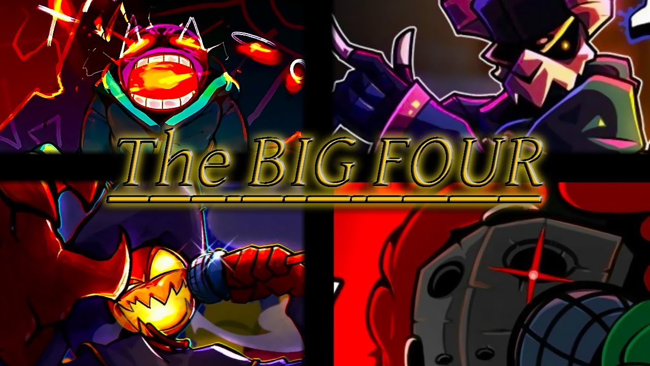 [FNF] The BIG FOUR are Back! VS RETROSPECTER - REMIX Showcase ...