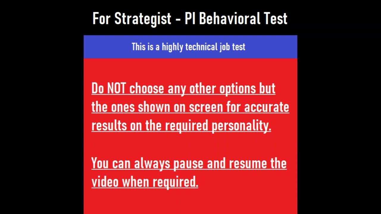 Answers for The Strategist | The Analytical Profiles from the ...