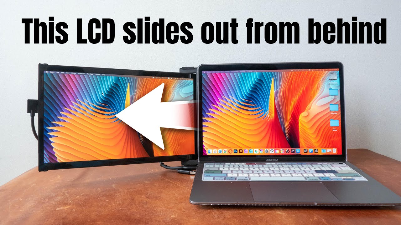 Duex Plus dual display laptop attachment - YouTube