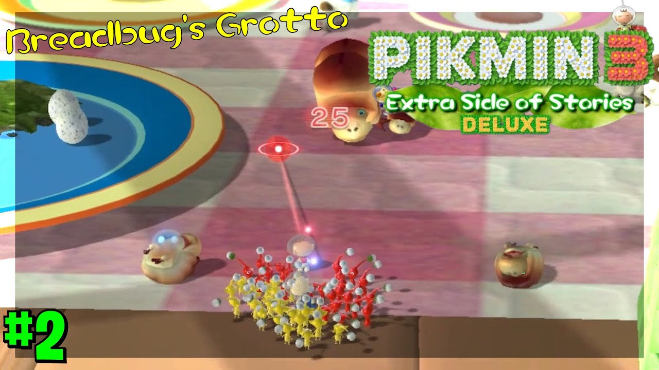Breadbug's Grotto in Pikmin 3 Deluxe! (ESOS Minigames Set 2 - Day 2) - YouTube