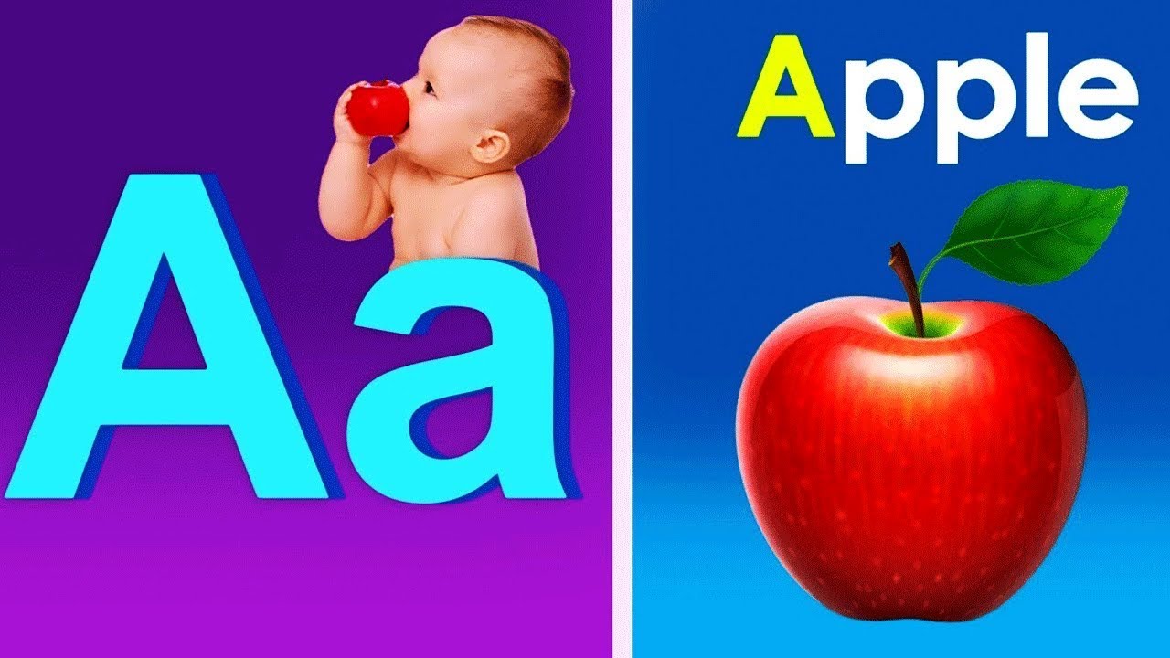Phonics Sounds of Alphabets A to Z in English - A For Apple- ABC ...