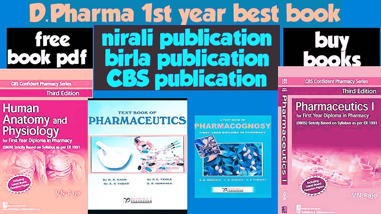 D.Pharma 1st year best book | D.Pharma book pdf /nirali publication ...