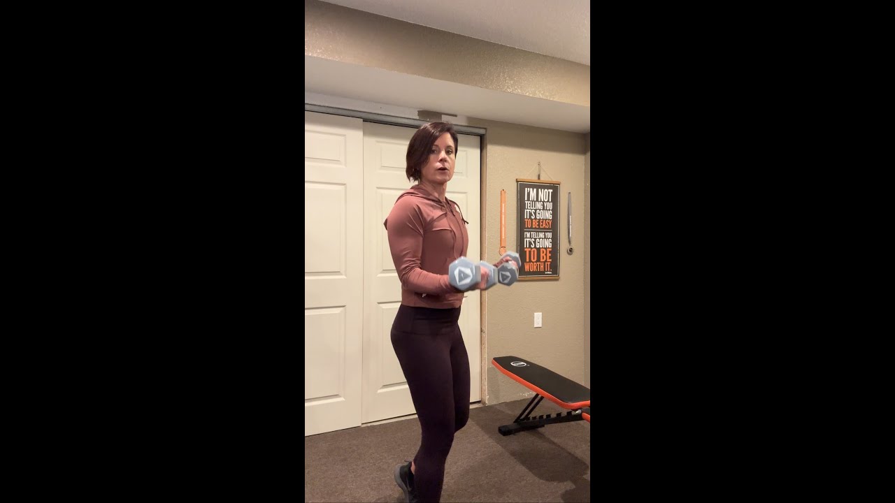 Curl to Press - Day 5 of my 5-Day Strength Training Workshop - YouTube