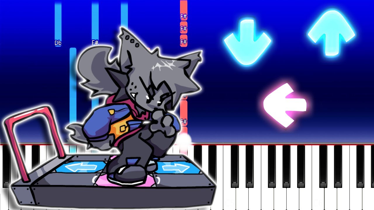 Wocky - Friday Night Funkin' - VS KAPI (Piano Tutorial) Accordi - Chordify