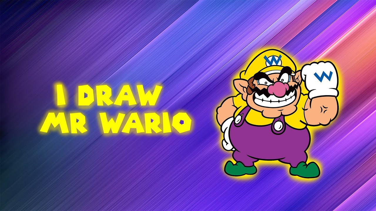I Draw Mr Wario using marker #illustration #art #artist #sketch # ...