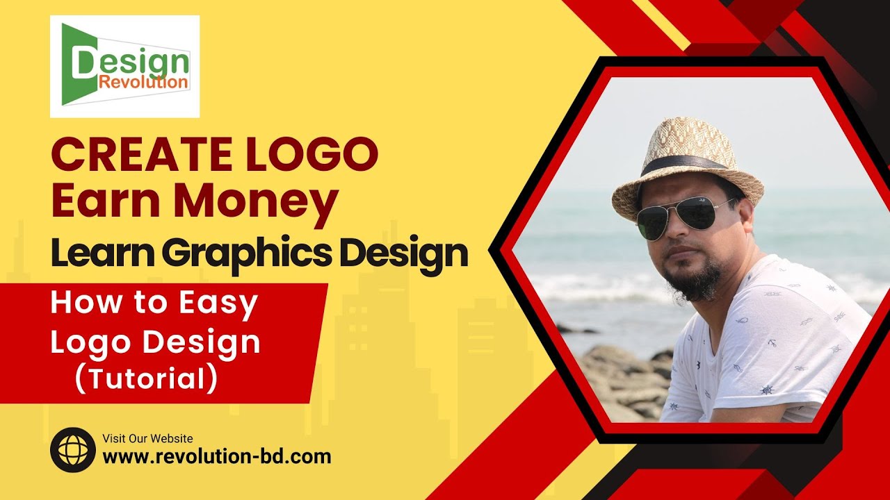 Logo Design . How to Easily create a logo. Learn Graphics Design Earn ...