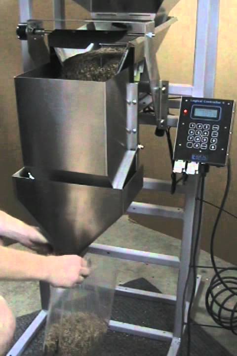 Grain Filling Machine: 4 lb rye grain - YouTube