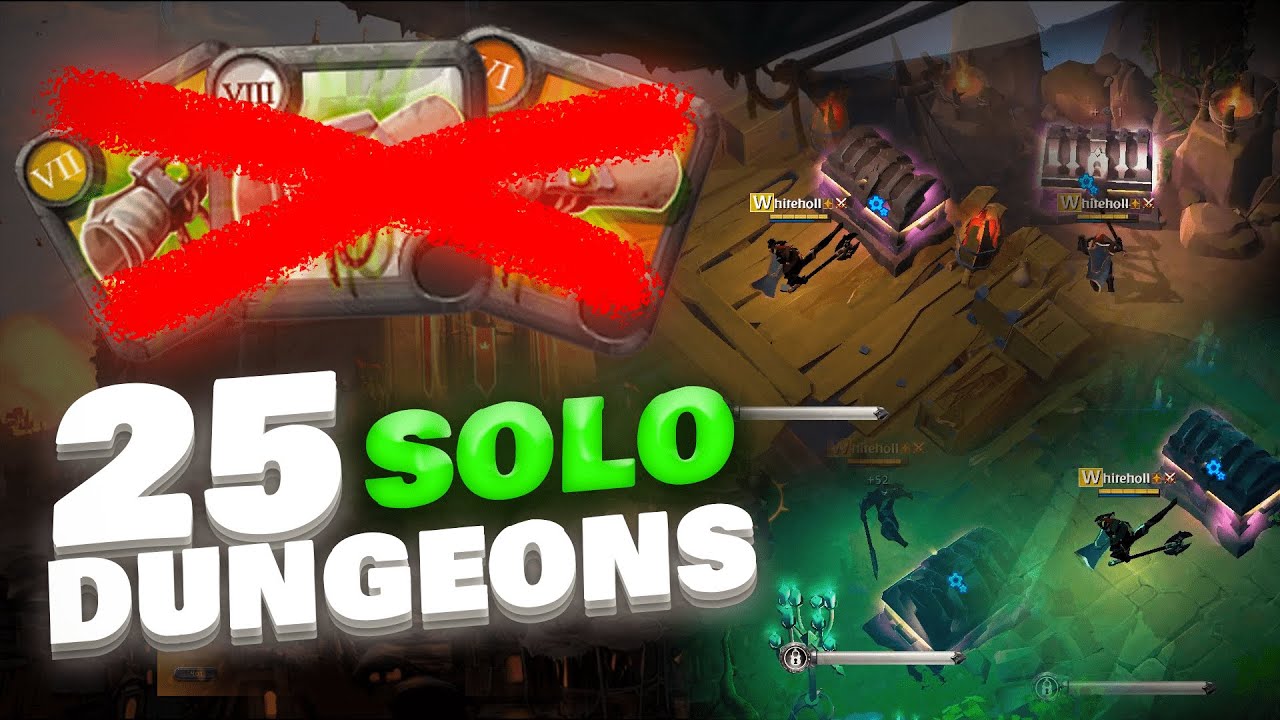 25 random solo dungeons in t6 locations I Albion Online I Farm for ...