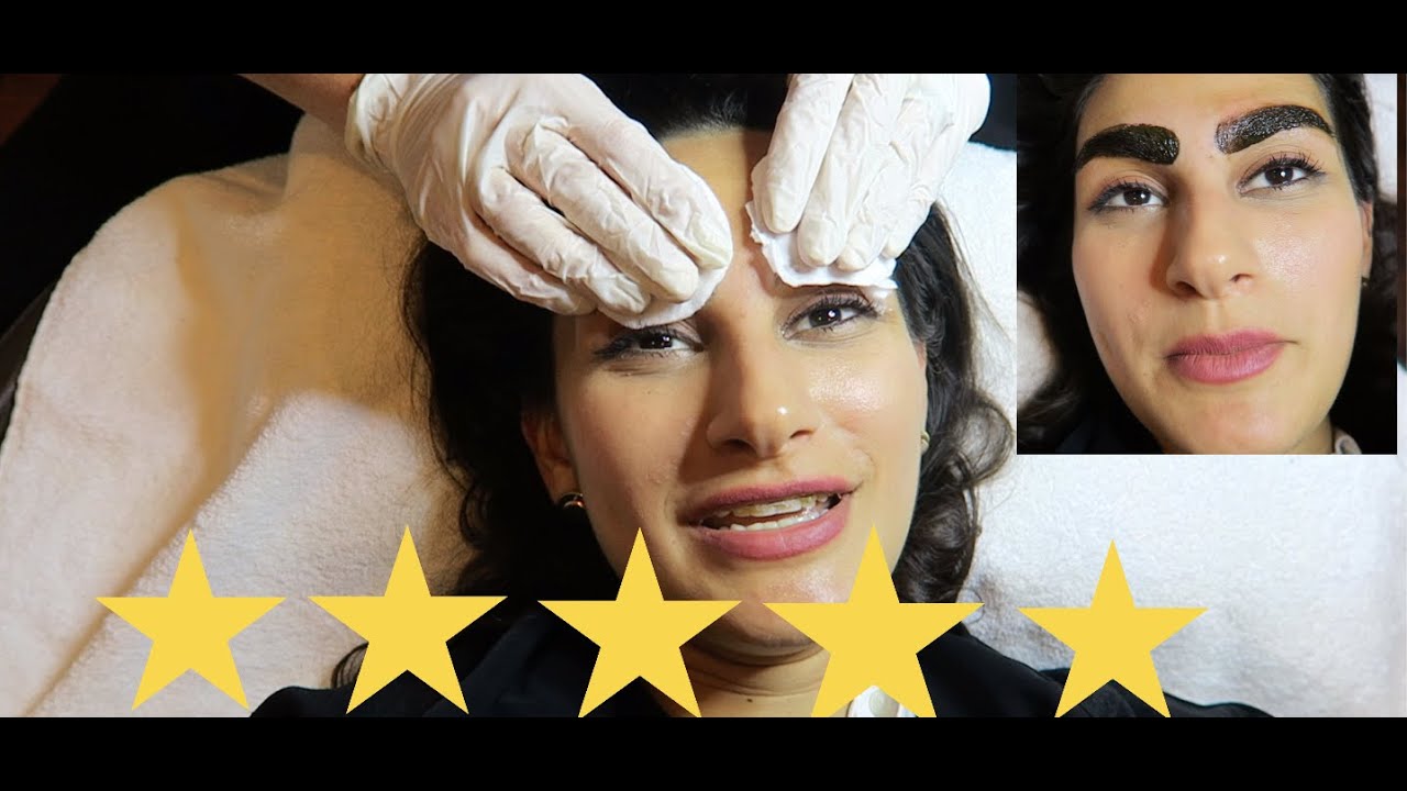 I WENT TO THE BEST REVIEWED EYEBROW ARTIST IN DUBAI - YouTube