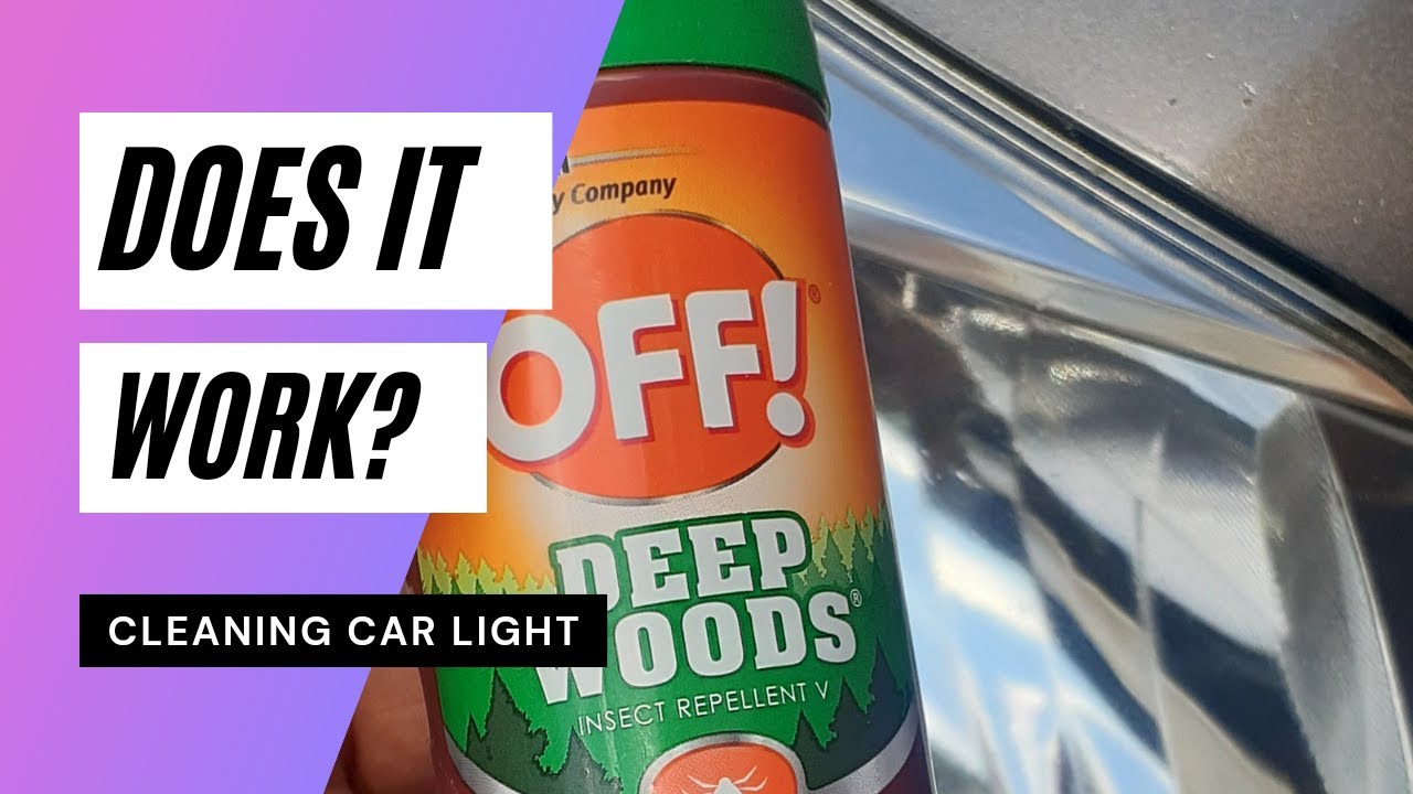 DOES OFF SPRAY CLEAN CAR HEAD LIGHTS - YouTube