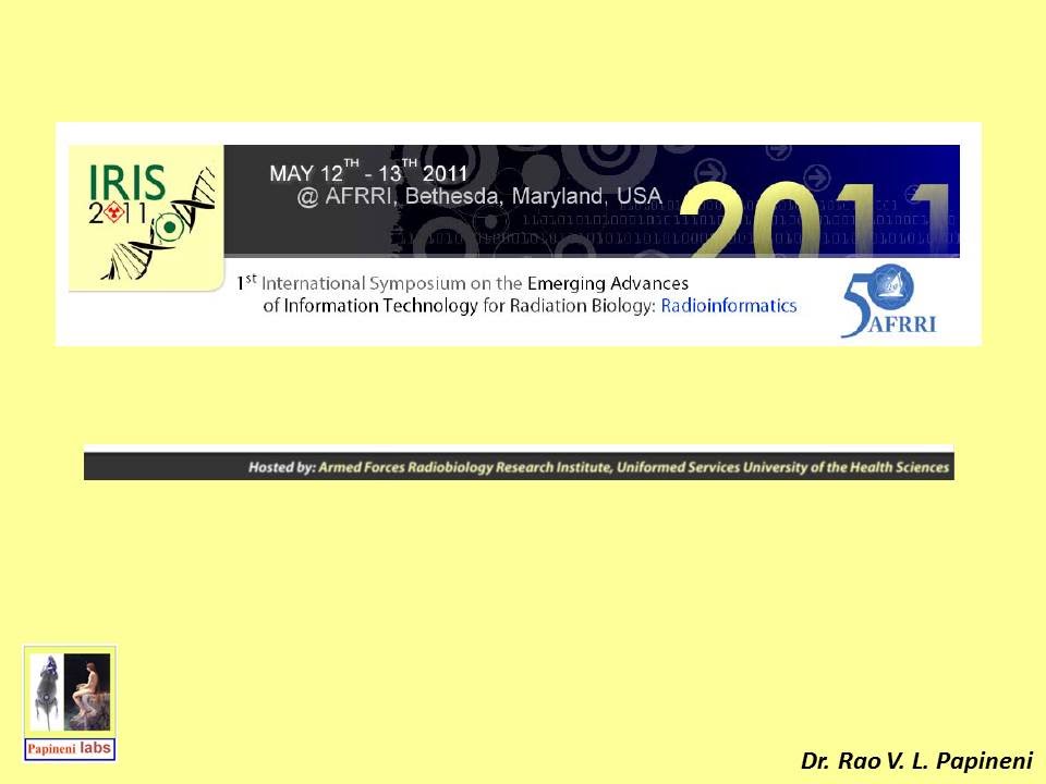 Armed Forces Radiobiology Research Institute|| AFRRI || Radiogenomics ...