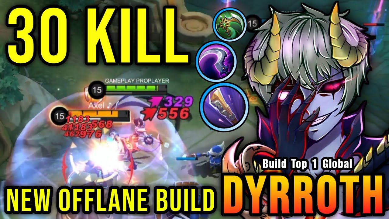 30 Kills!! New OP Build for Dyrroth (PLEASE TRY) - Build Top 1 Global ...