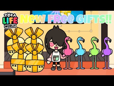 NEW FREE FLAMINGOS !!! 🌈 😍 FREE FRIDAY TOCA GIFTS OUT NOW !! TOCA LIFE ...
