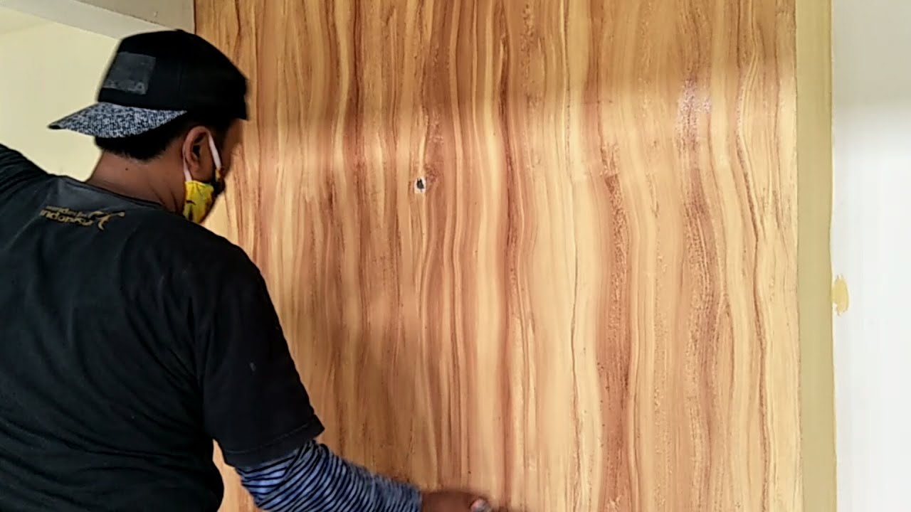 Buat Motif Kayu Simple !! Create a simple wood motif paint - YouTube