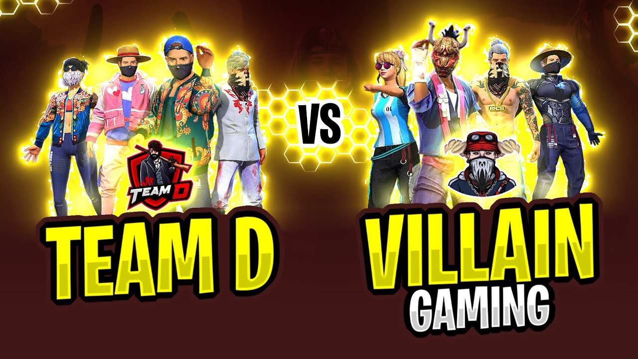 Team D Vs Villain Gaming | Clash Squad Action Between Two Friendly ...