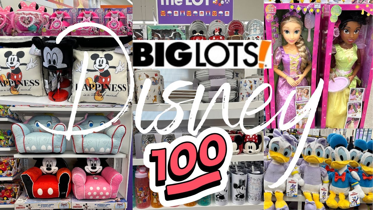 💕 DISNEY 100 YEARS ANNIVERSARY AT BIG LOTS | BROWSE WITH ME #DISNEY # ...