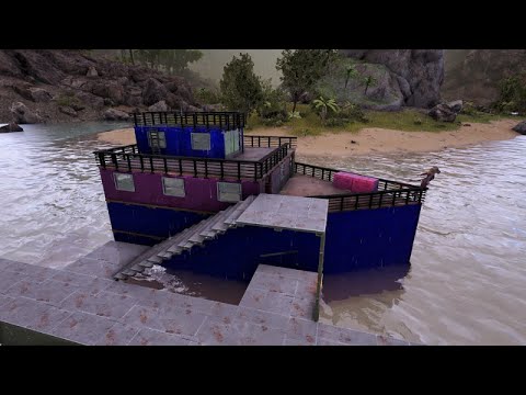 Ark Invaders Cluster Boat Build Off Event Winner - Ark Evolved - YouTube