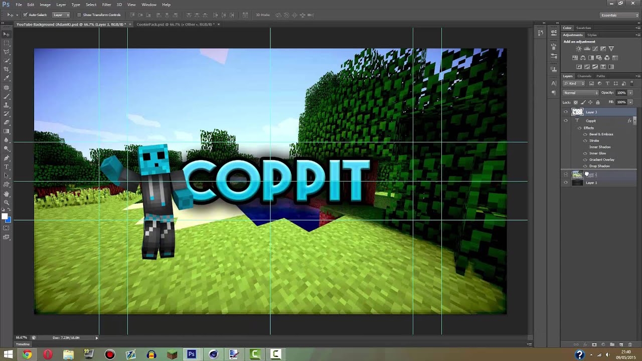 Banner speedart - Coppit (v2 download is in description) - YouTube