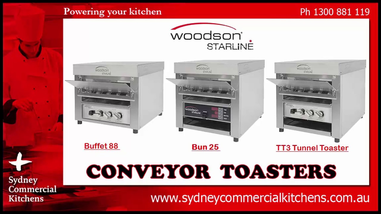 Woodson Starline Conveyor Toasters - YouTube
