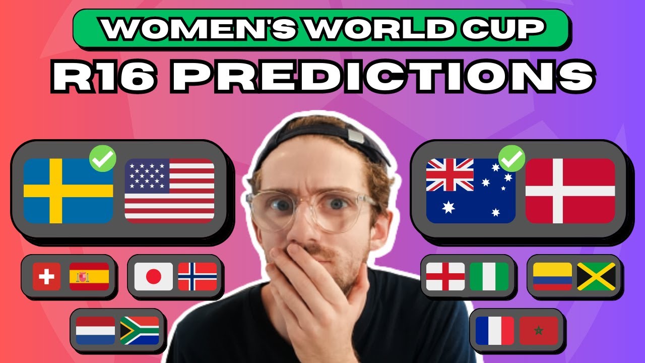 My Women's World Cup Round of 16 PREDICTIONS - YouTube