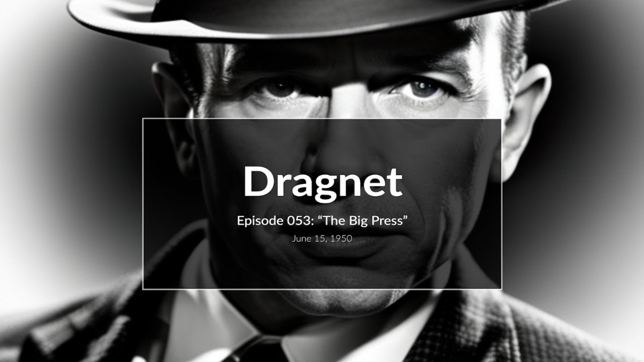 Dragnet - Episode 053: "The Big Press" - June 15, 1950 (Old Time Radio ...