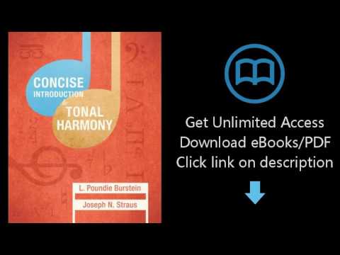Download Concise Introduction to Tonal Harmony [P.D.F]